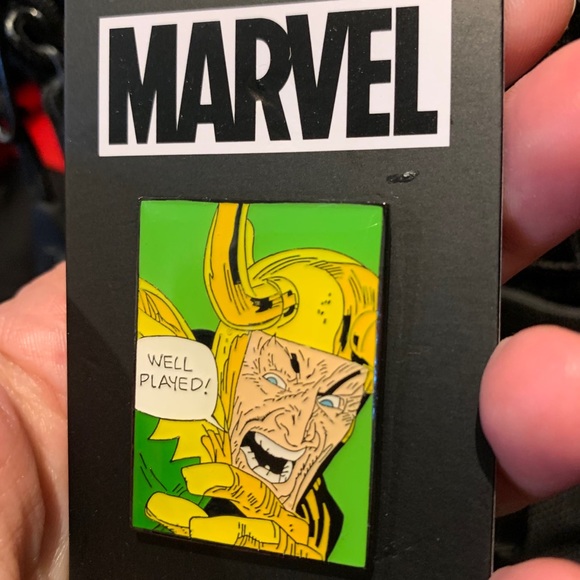 Marvel | Accessories | Marvel Loki Exclusive Pin Nwt | Poshmark